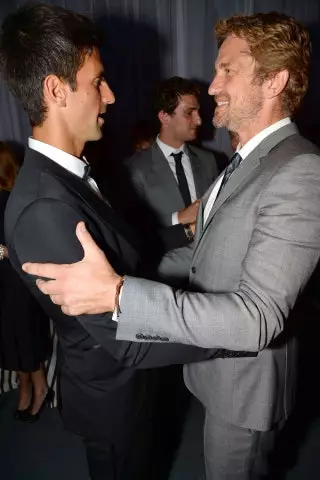 Novak Djokovic i Gerard Butler