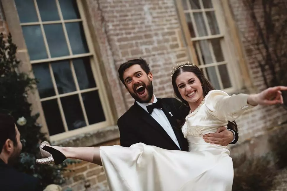 Jack Whitehall con su hermana Molly