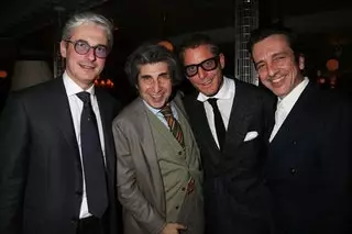 Andrea Tessitore Gene Krell Lapo Elkann i Luca Stoppini