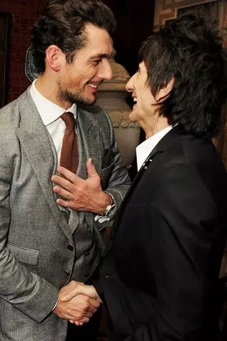 David Gandy a Ronnie Wood