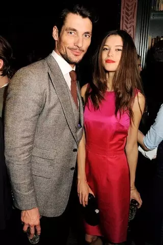 David Gandy y Sarah Ann Macklin