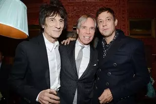 Ronnie Wood Tommy Hilfiger i Jamie Hince