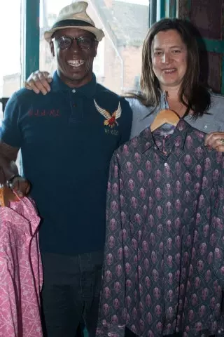 Ian Wright ug Nancy Hallam