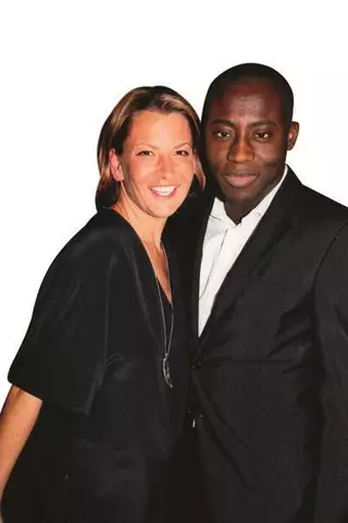 Tania FosterBrown và Edward Enninful