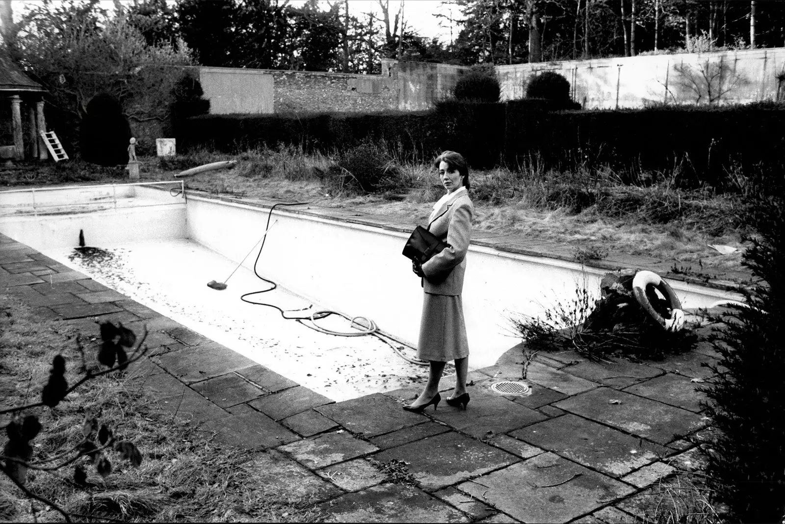 Christine Keeler ing kolam renang ing Cliveden