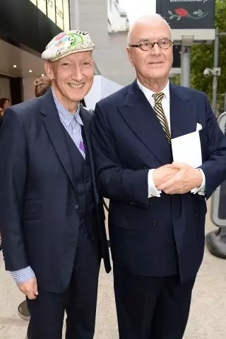 Stephen Jones und Manolo Blahnik