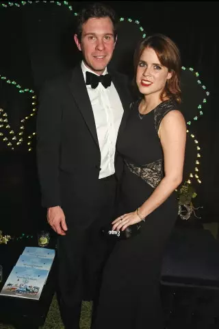 Jack Brooksbank နဲ့ Princess Eugenie တို့ပါ။