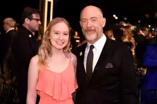 Olivia Simmons och J.K. Simmons