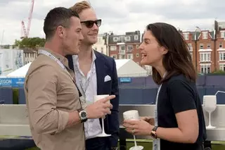 Luke Evans, Jack Fox und Jessie Ware