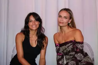 Michelle Rodriguez và Natasha Poly