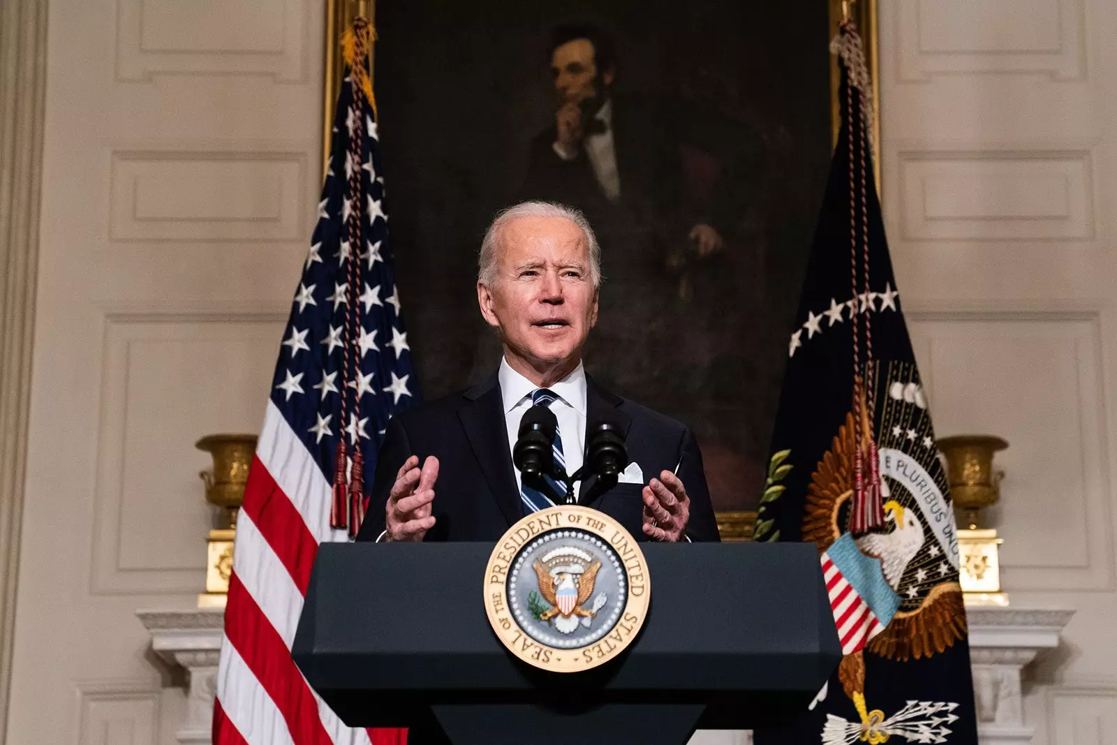 Il presidente degli Stati Uniti Joe Biden