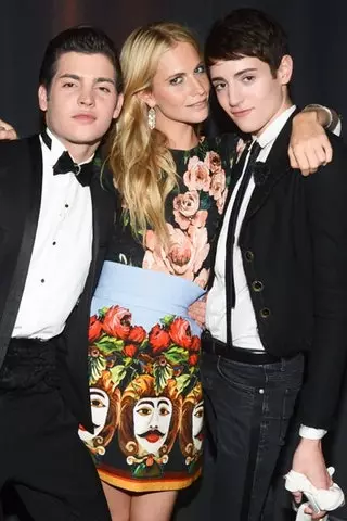 Peter Brant Jr Poppy Delevingne en Harry Brant