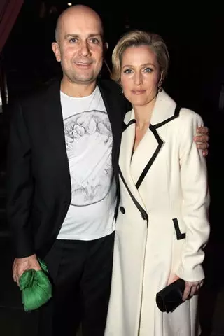 Marc Quinn a Gillian Anderson