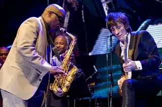 Maceo Parker et Ronnie Wood