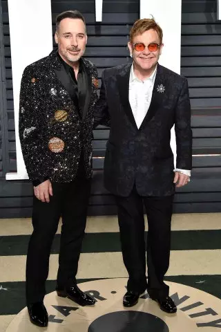 David Furnish y Sir Elton John