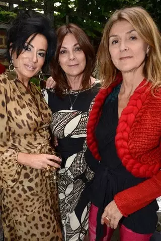 Nancy Dell'Olio Susan Young en Tiggy Maconochie