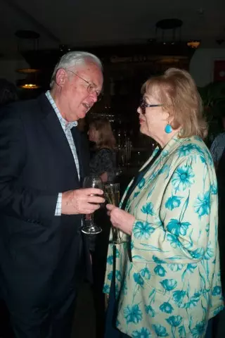 Martyn Lewis en Lady Antonia Fraser