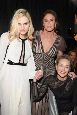 Andreja Pejić Caitlyn Jenner και Sharon Stone