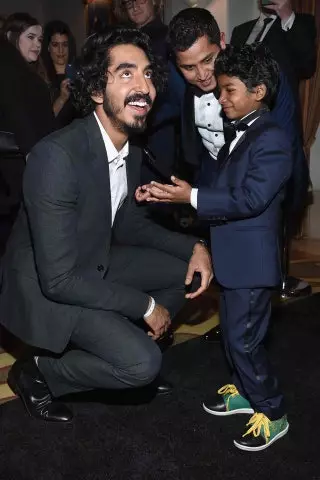 Dev Patel and Sunny Pawar