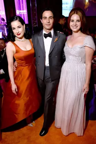 Dita Von Teese Zac Posen at Lana Del Rey