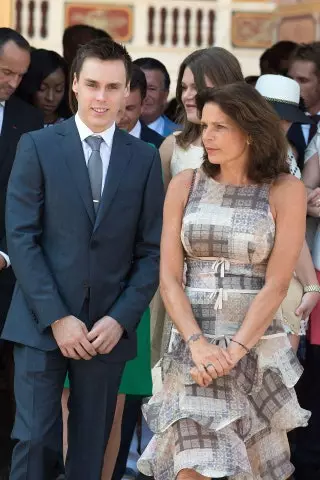 Louis Ducruet und Prinzessin Stéphanie von Monaco