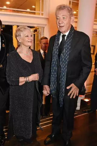 Dame Judi Dench at Sir Ian McKellen