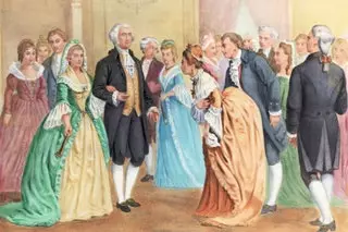 George Washington sy Martha Dandridge vadiny tamin'ny 1790