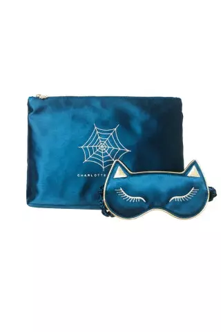 Silk eye mask hnab 395 los ntawm Charlotte Olympia