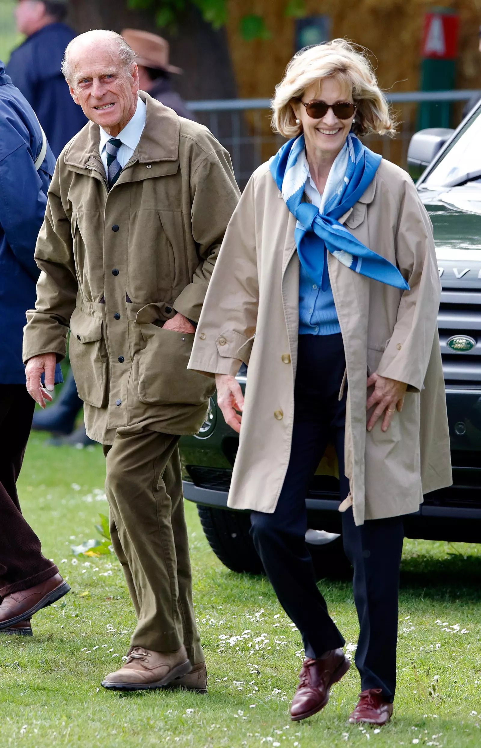 Le duc d'Édimbourg et Penny Knatchbull en 2007