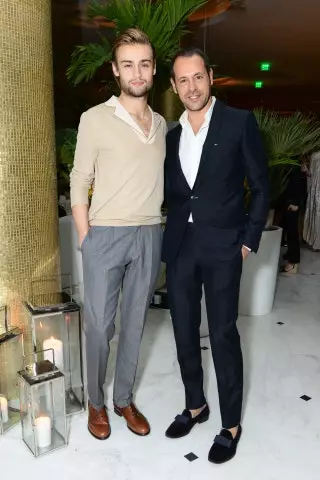 Douglas Booth en Massimiliano Giornetti