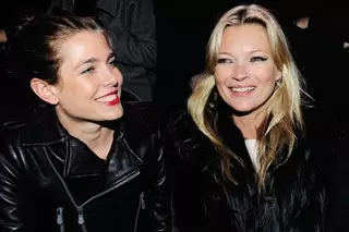 Charlotte Casiraghi și Kate Moss