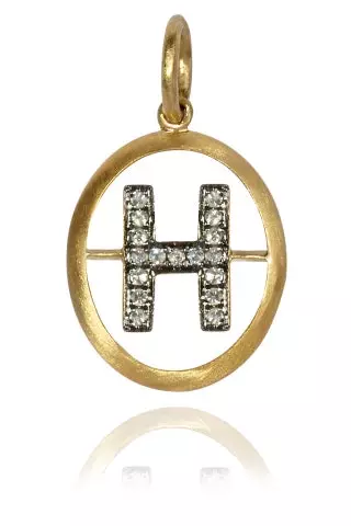 Bulawan ug diamante nga pendant 495 ni Annoushka annoushka.com.com