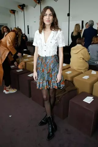 Alexa Chung ຢູ່ Chloe AW18